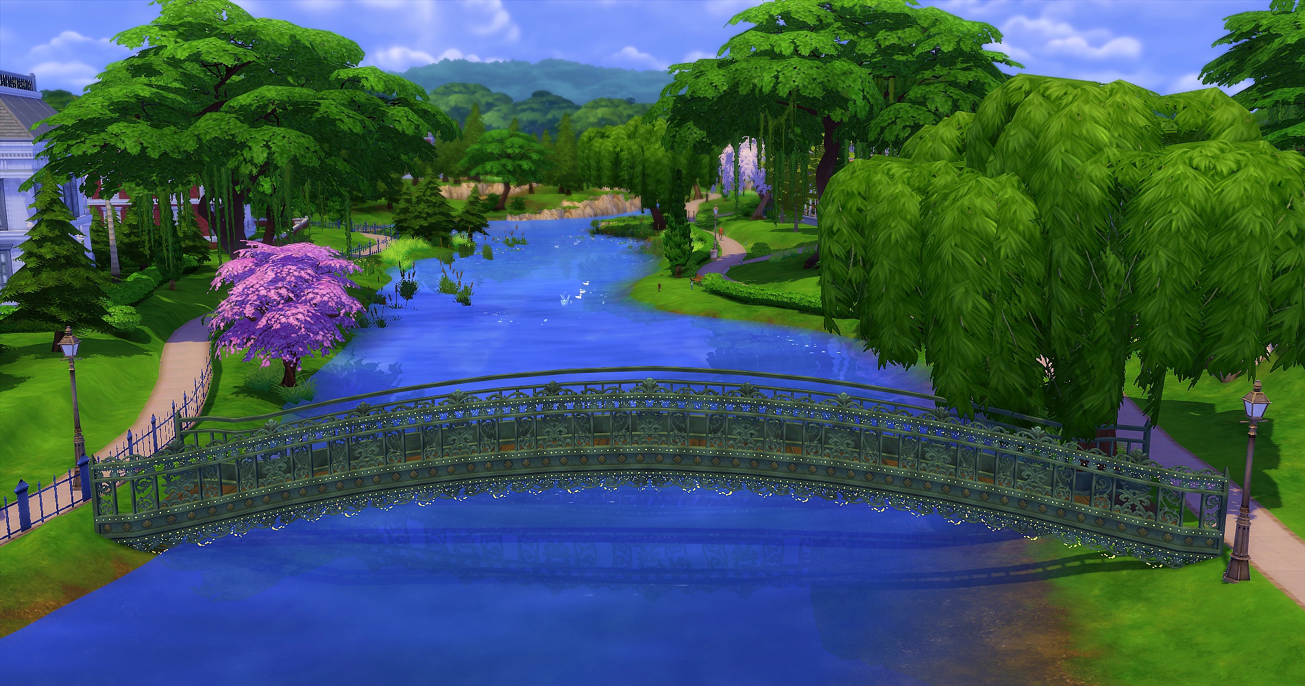 pont décoré sims 4 - StudioSims Creation